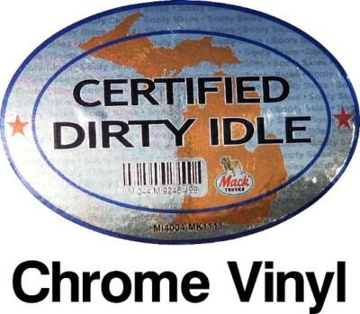 Certified Dirty Idle Sticker Decal - Dirty Idle Sticker Decal | eBay