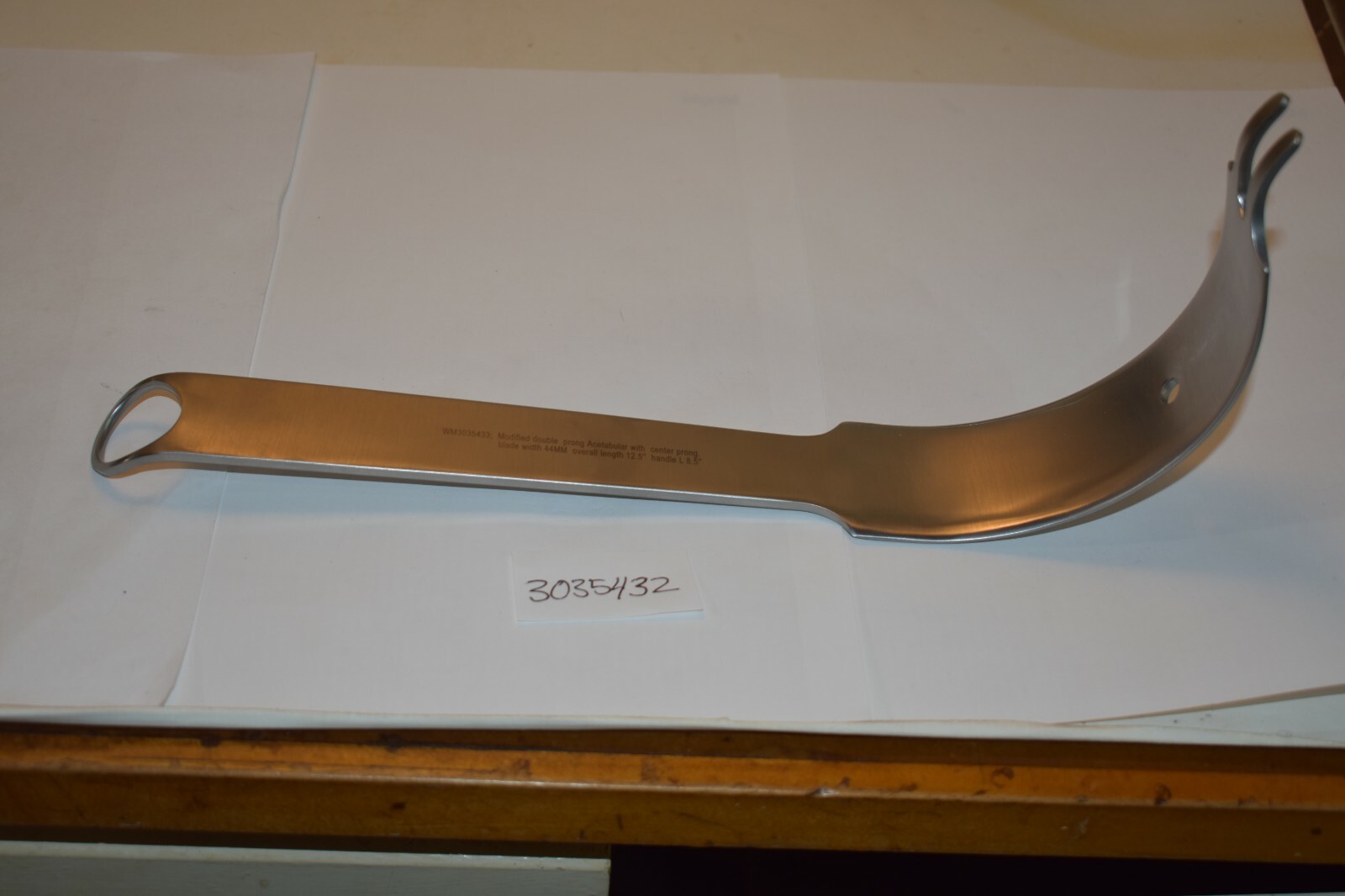 WM 3035432 Modified Double Prong Acetabular W/C/Prong Blade Length 12.5 ...