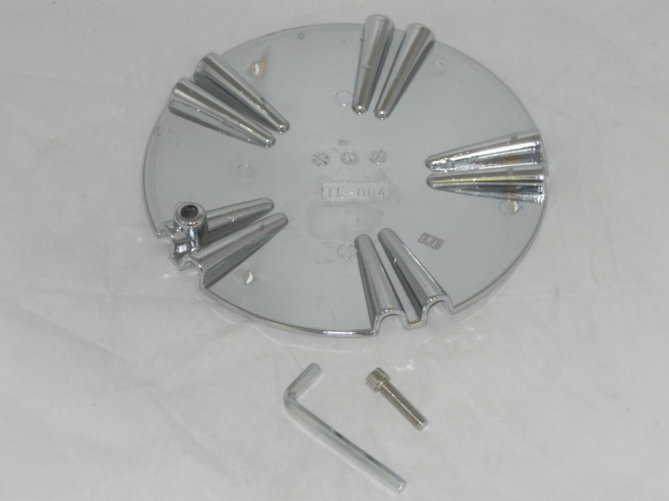 4 Pack VERDE V78 Helix TC-004 Chrome Wheel Center Caps Rim Cap with ...