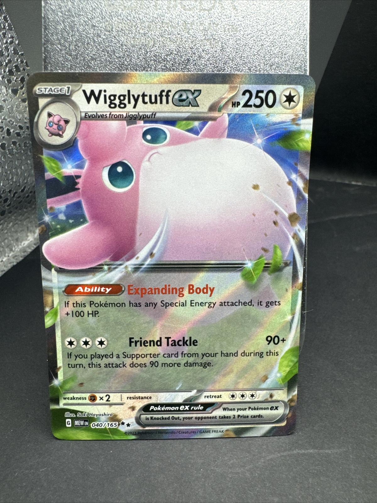 Pokemon Scarlet & Violet 151 Wigglytuff EX Holo 040/165 English | eBay