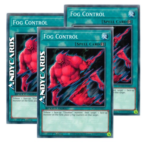 3x FOG CONTROL (SPEED DUEL) (Controllo Della Nebbia) • Comune • SGX3 ENH17 • 1Ed | eBay