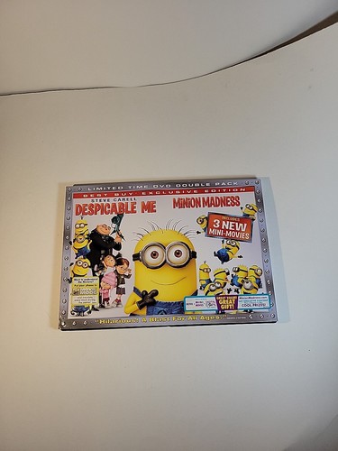 Despicable Me Minion Madness Limited Time DVD Double Pack Best Buy ...