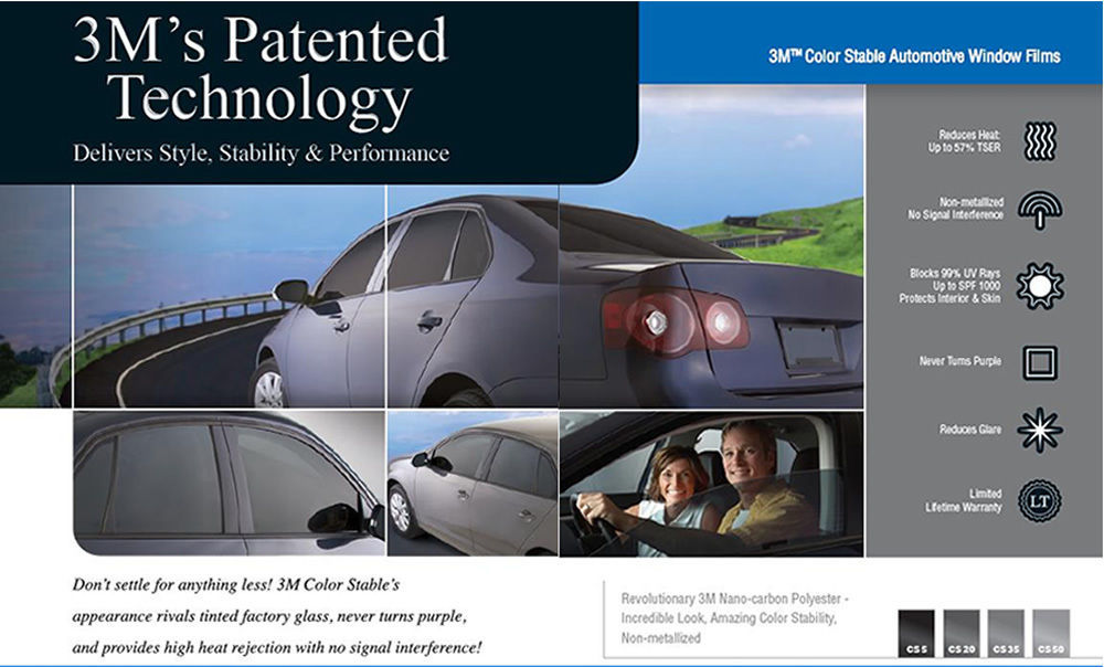 3M Color Stable 35%VLT Automotive Car Truck Window Tint Film Roll30 ...