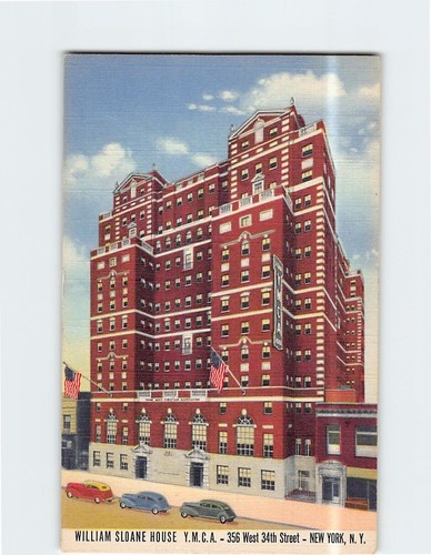 Postcard William Sloane House YMCA New York City New York USA | eBay