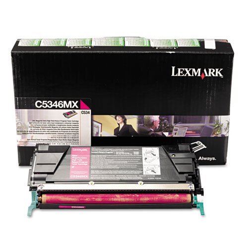 Lexmark C5346MX Toner Cartridge Magenta Genuine C534 C534dn C534dtn ...