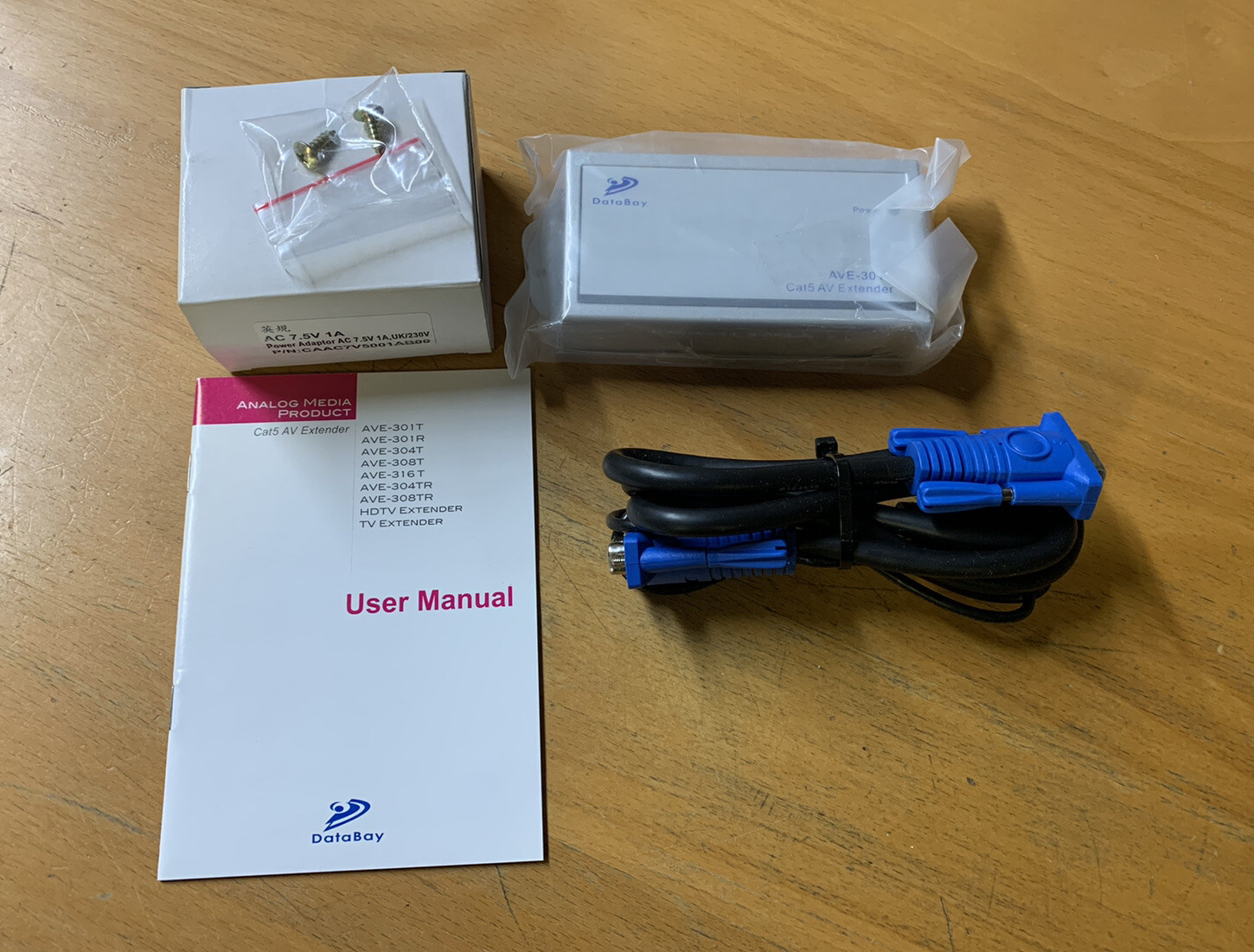 DATABAY AVE-301T CAT5 AV EXTENDER TRANSMITTER | eBay