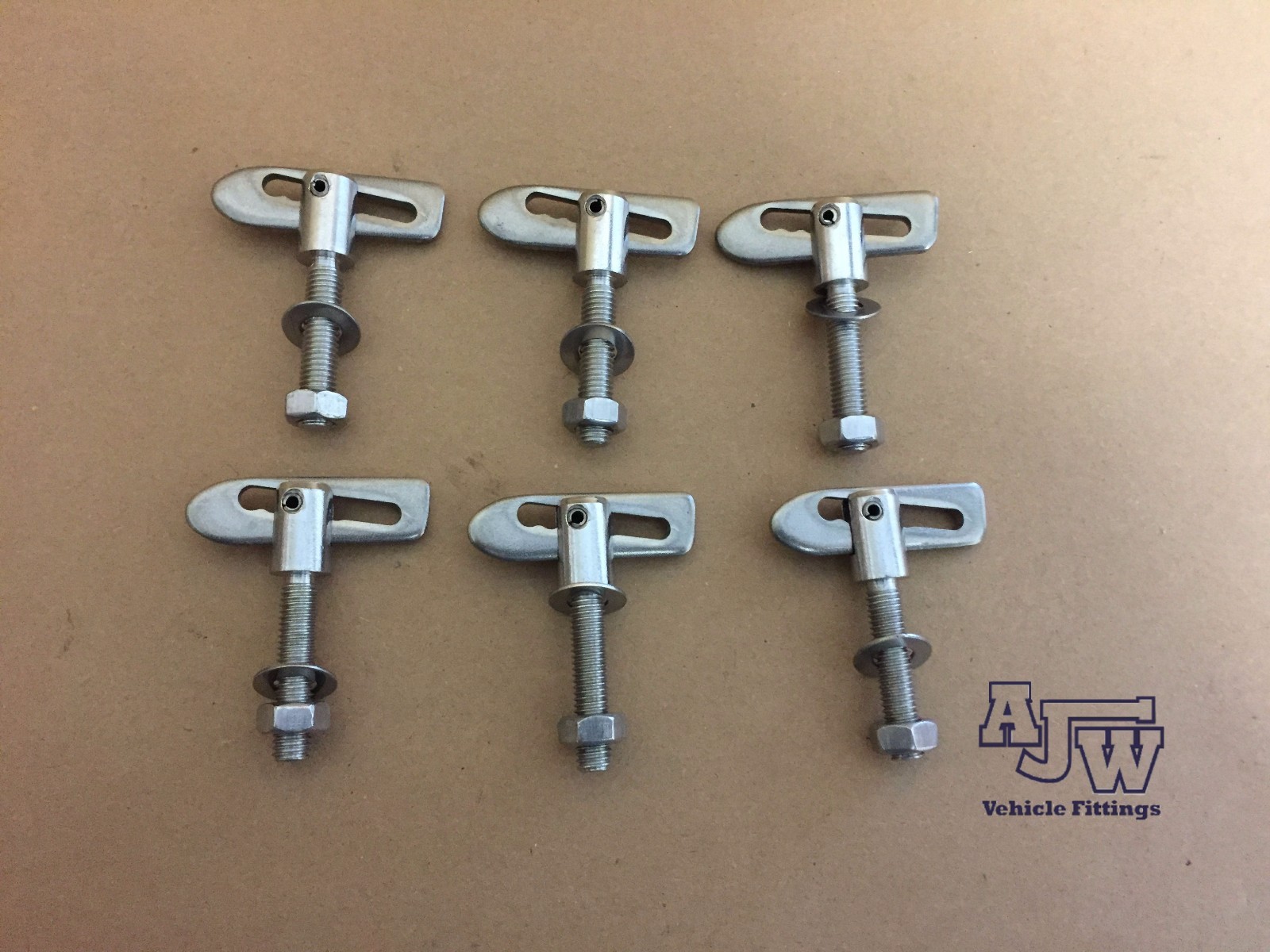6 x Drop Lock Fastener M8 x 38mm Stainless Steel Horseboxes Trailer ...