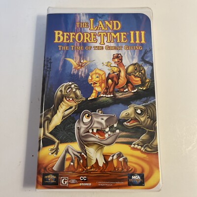 The Land Before Time Iii The Time Of The Great Giving Vhs Ebay