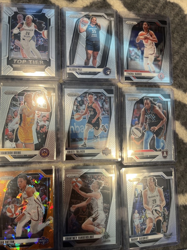 WNBA Card Lot - 18cards - Rookie AND Parrallel - Green Orange Lazer RC ...