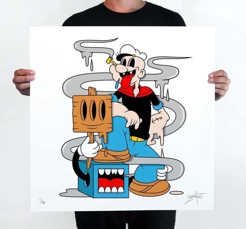 GREG MIKE - EYES POP - 24/90 - SIGNED PRINT - COA | eBay