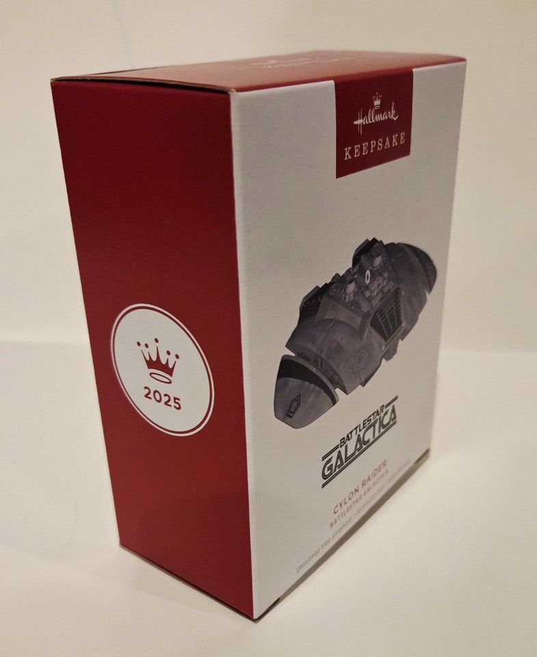 Hallmark Keepsake Ornament 2025 Battlestar Galactica Cylon Raider | eBay