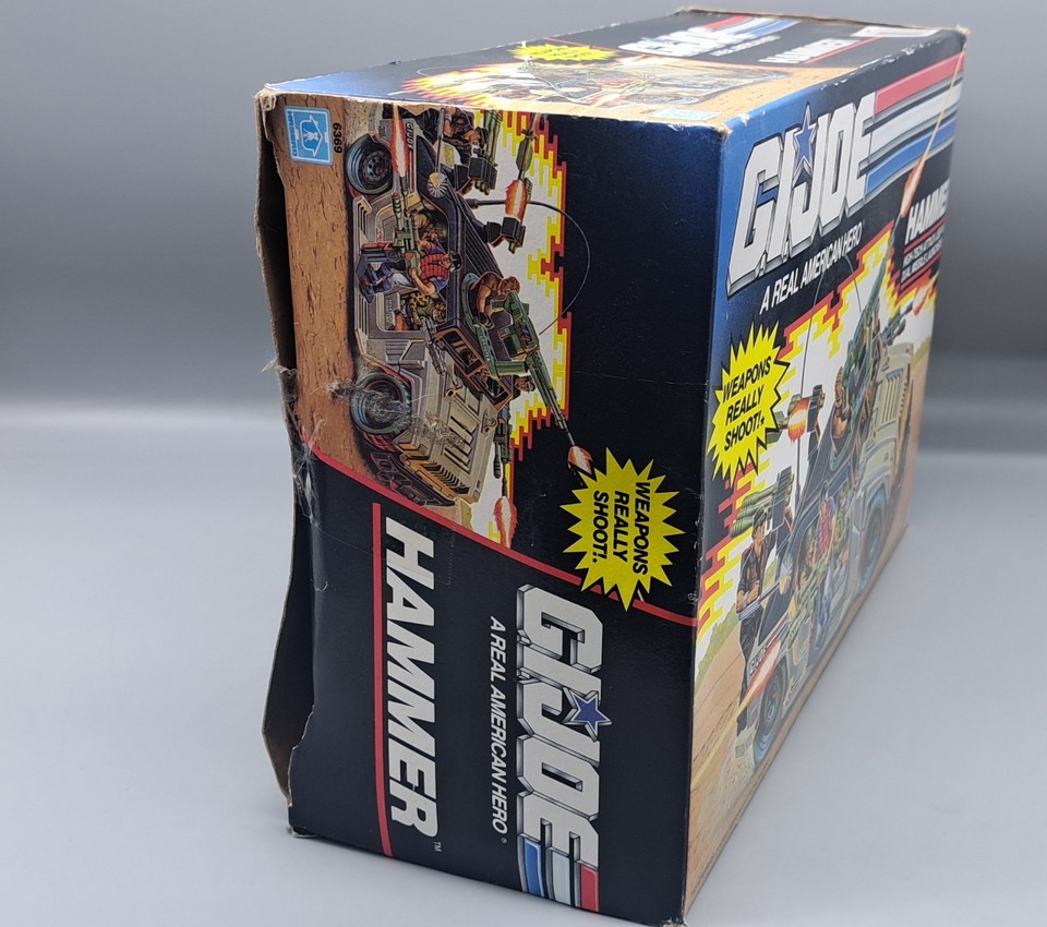 Vintage 1990 Hasbro GI Joe HAMMER vehicle COMPLETE w/ BOX toy ARAH Jeep ...