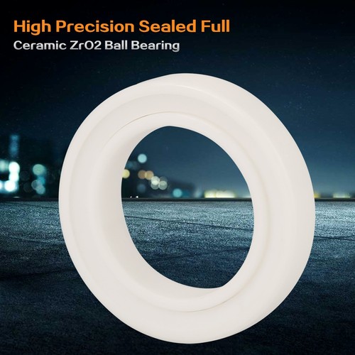 6803-2RS 17x26x5mm High Precision Sealed Ceramic ZrO2 Ball Bearing ...