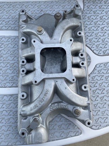 Aluminum Intake Torker 2 351 W Edelbrock 5081 TORQ II 4bbl Manifold ...