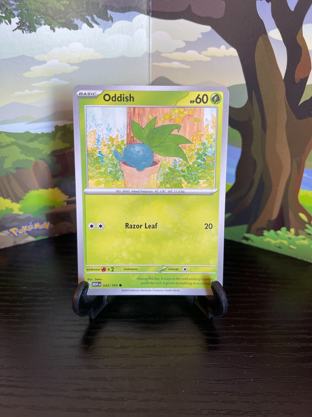 Oddish 043/165 - 151 - Common - Pokemon Card TCG - LP | eBay