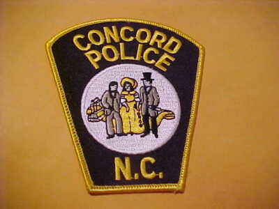 CONCORD NORTH CAROLINA POLICE PATCH SHOULDER SIZE UNUSED | eBay