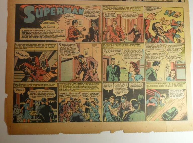 Superman Comic Strip Page