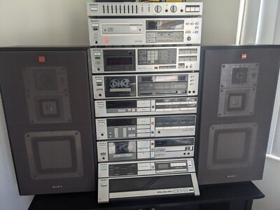 SONY TA-AX410 Vintage Stereo Component System silver | eBay