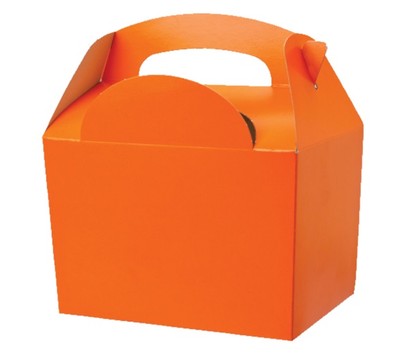 Orange Halloween Party Boxes Childrens Birthday Party Meal Food Bag ...