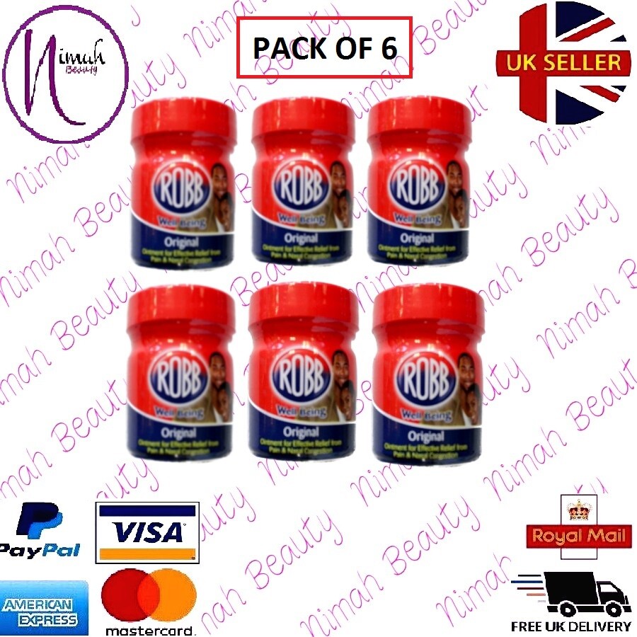 ROBB Original Ointment Effective Relief from Pain 25g Pack of 1,2,3,4,6 ...