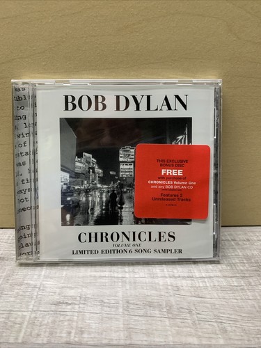 Bob Dylan Chronicles Volume One6 Song Limited Edition CD, SEALED, Brand New B24 | eBay