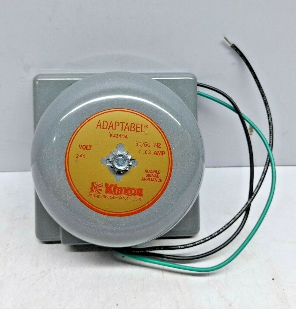 Klaxon K4240A Vibration 4” Anpassbar Hörbar Signal Gerät Moflash 17 ...