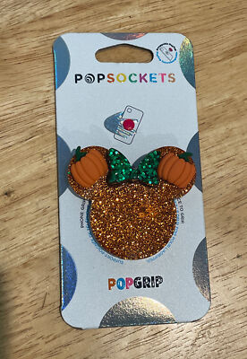 Minnie Mouse Pumpkin Glitter Inspired Pop Socket/Phone Holder Grip | eBay