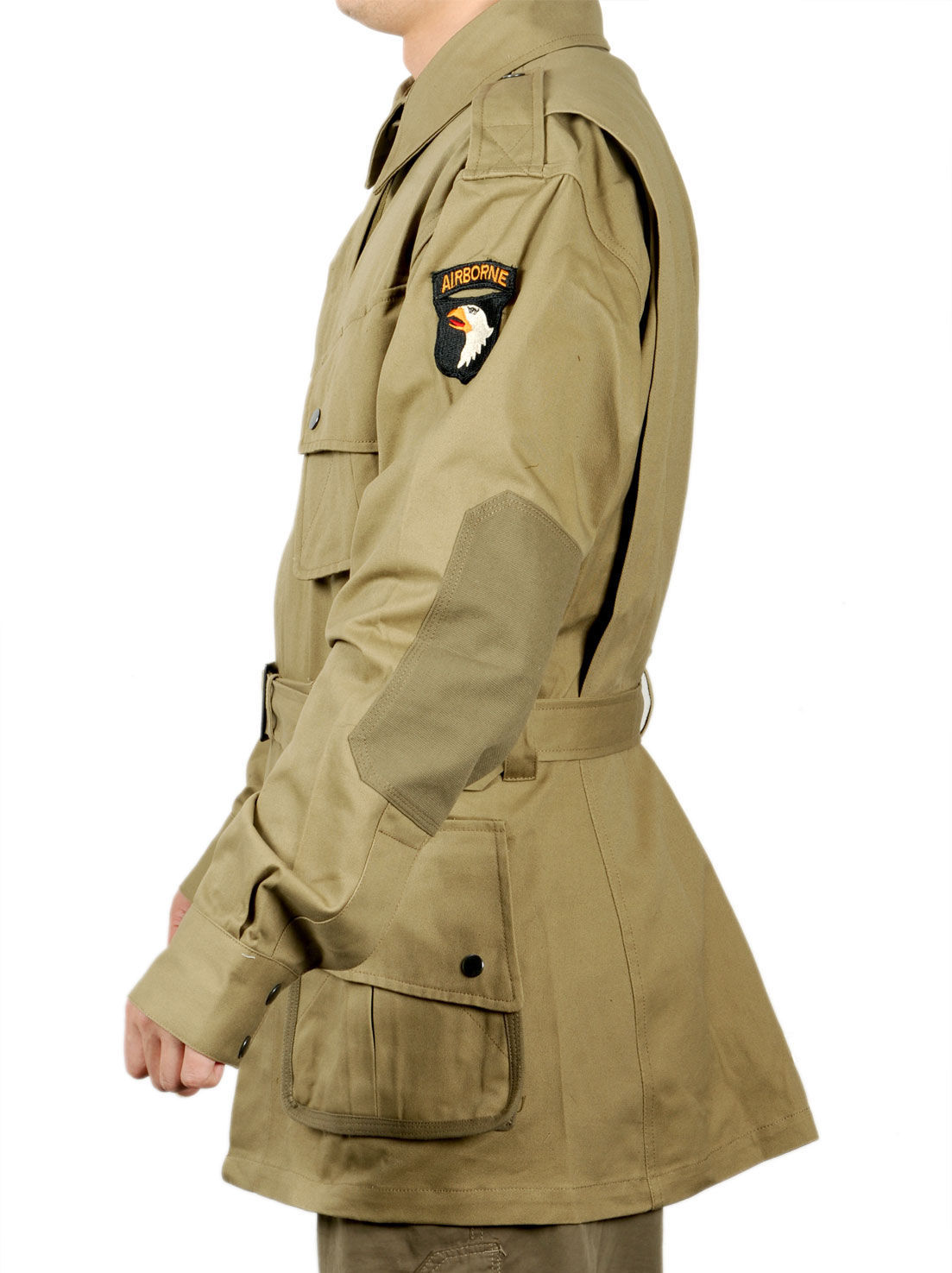 WWII US Army M1942 M42 Airborne Paratrooper Uniform Jumpsuit Jacket ...