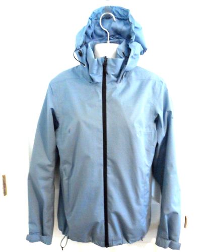 Women's Adidas Climaproof Rain Wind Zip Jacket Size S Hidden Hoodie | eBay