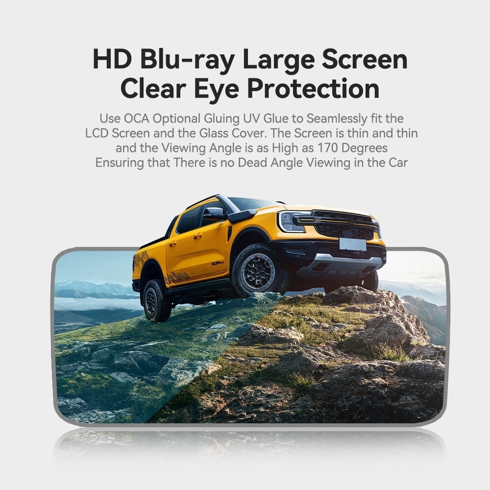 Dual Screen For Jeep Wrangler JL 2018-2021 Digital Cluster Car Display ...