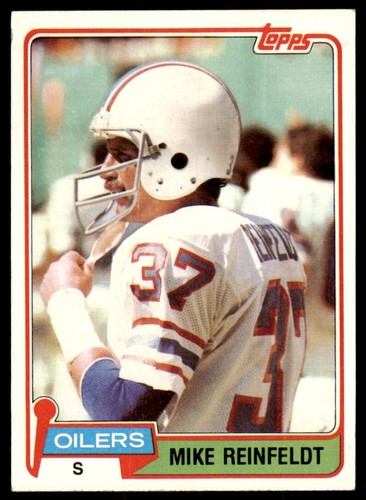 1981 *TOPPS MIKE REINFELDT HOUSTON OILERS #491 | eBay