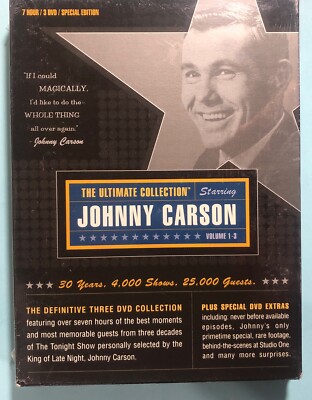 The Ultimate Johnny Carson Collection DVD vol 1-3 (7hrs)NewSealed 823753300094 | eBay