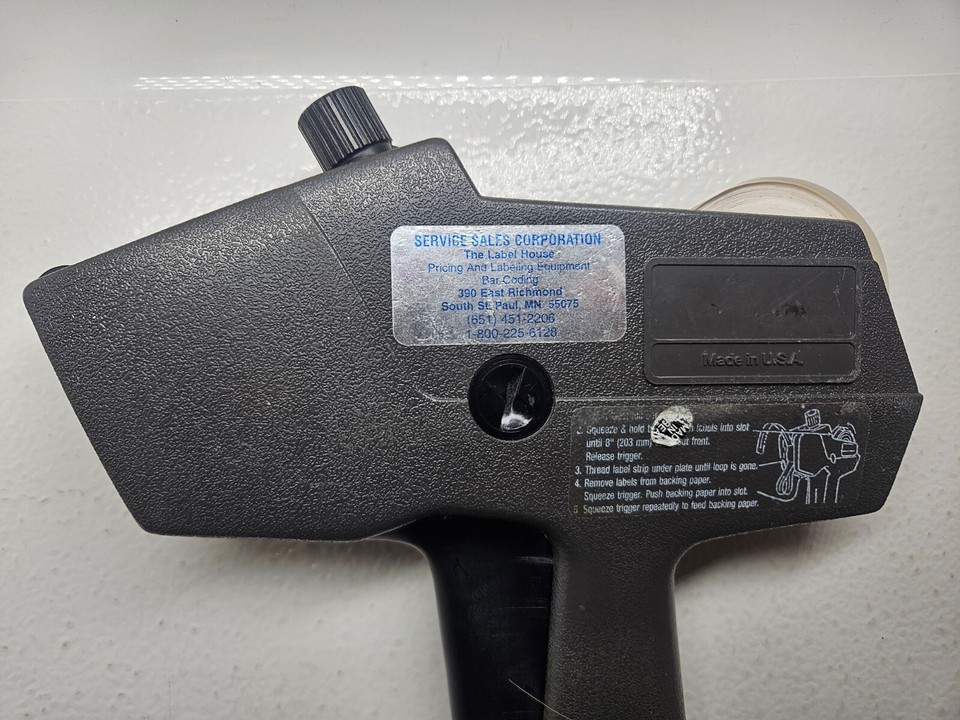 Monarch Paxar 1110 Price Sticker Label Gun Made in USA | eBay