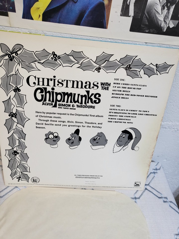 THE CHIPMUNKS ! Christmas with the Chipmunks (& Dave) on Liberty ...