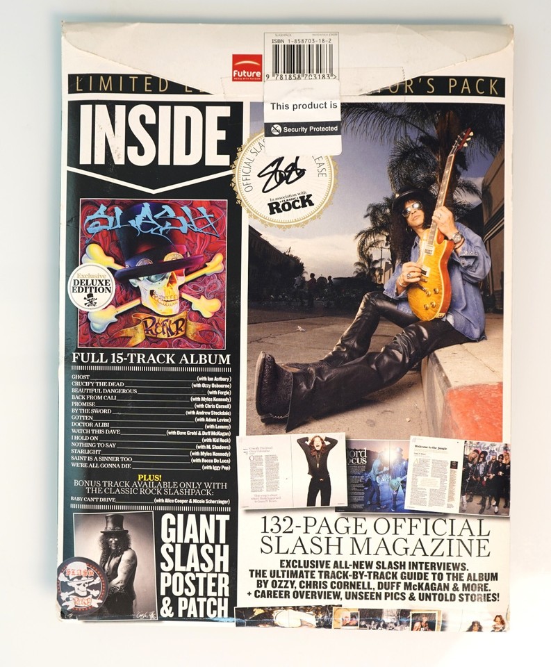 SLASH R&FN'R Limited Edition CD Fan Pack Magazine Poster Patch included ...