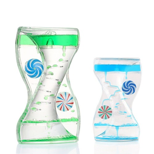 Liquid Liquid Hourglass Acrylic Liquid Timer Home Decoration | eBay ...