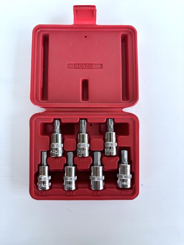 MAC TOOLS *NEAR MINT!* 3/8" DRIVE BCS700 7-PIECE DISC BRAKE SOCKET SET ...