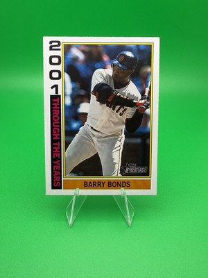 2025 Topps Heritage Barry Bonds 2001 Through The Years #TTY-15 Giants Insert | eBay