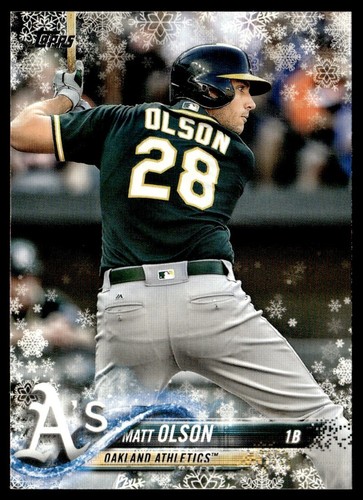 2018 Topps Holiday Matt Olson #151 | eBay