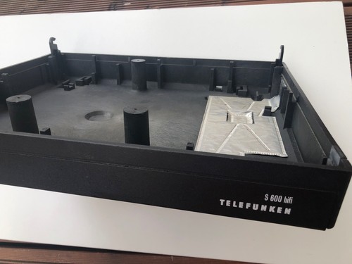 Original Vintage Telefunken S600 turntable case frame include lid ...