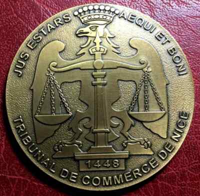 550th Anniversary Of The Commercial Court Of Nice France Medal | eBay