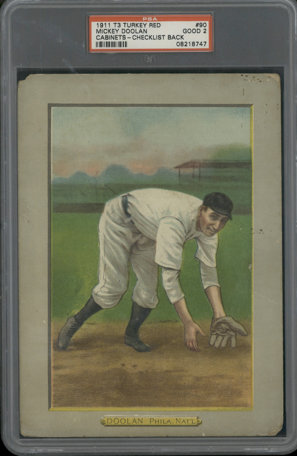 1911 Turkey Red T3 #90 Mickey Doolan PSA Good 2 | eBay