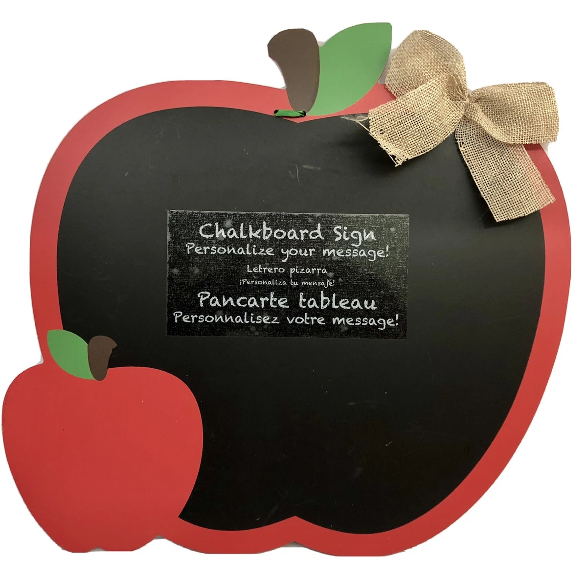 Chalkboard With Apple