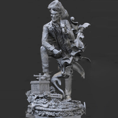 The-Joker 3D Print GK Figure Model Kit 1/8 1/6 Unpainted Unassembled ...