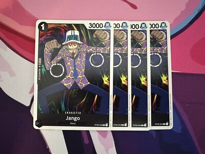 4x One Piece Card Game English ST06 Jango ST06-003 | eBay