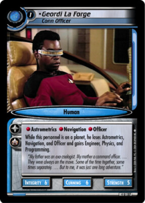 Star Trek 2E: Geordi La Forge, Conn Officer [Ungraded] Necessary Evil ...