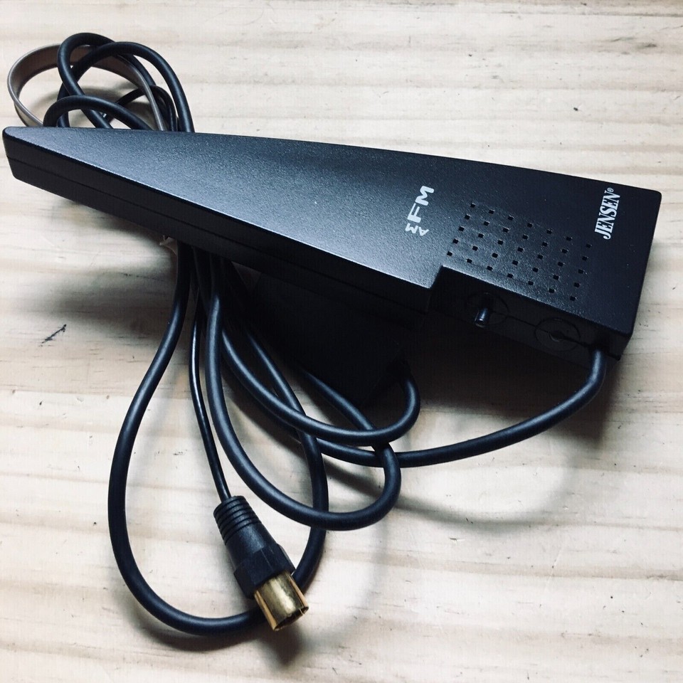 Jensen Wave Catcher AM/FM Radio Indoor Antennae Stereo Plastic Tabletop ...