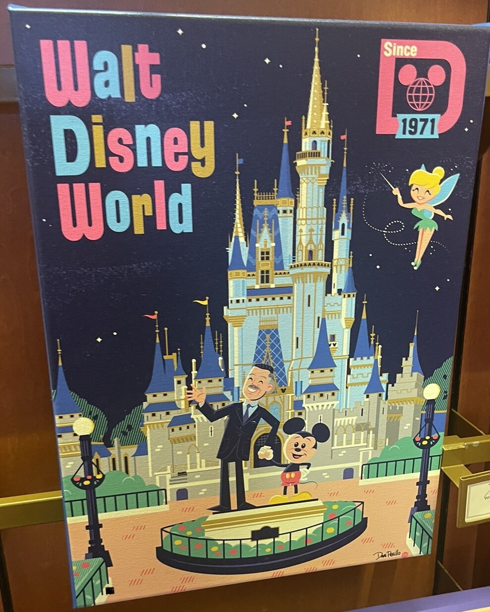 Disney Mickey And Walt Partners Since 1971 David Perill Canvas Art LE ...