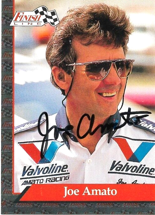 JOE AMATO signed 1993 FINISH LINE trading card NHRA #1 (2) | eBay