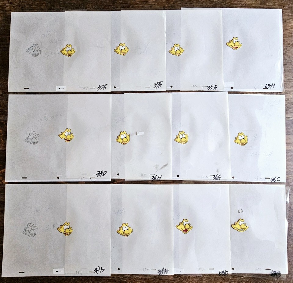 RARE 1991-1993 MR BOGUS ANIMATED PRODUCTION CEL CARTOON SERIES 12 ...